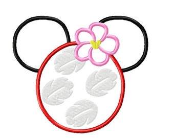 Character Inspired Mouse Stitch Embroidery Applique Design | Etsy