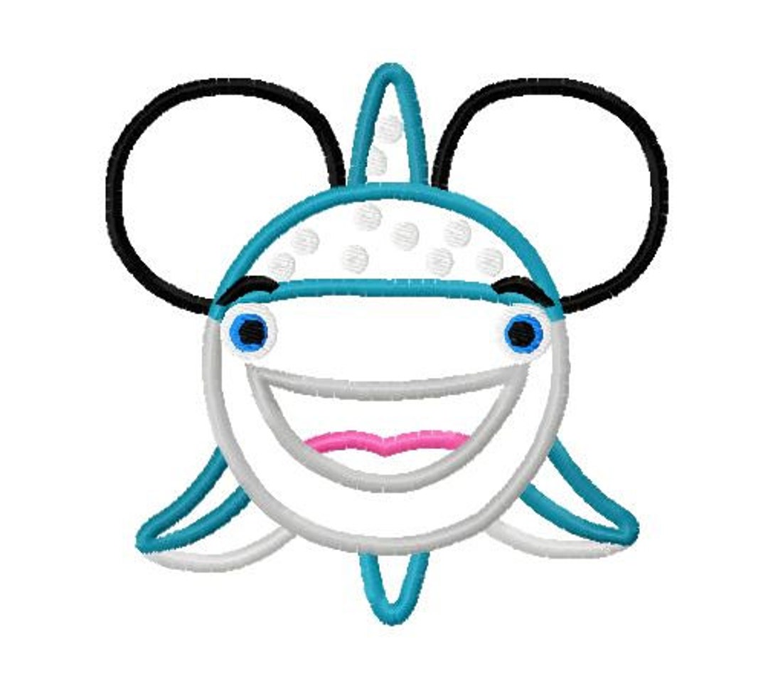 Character Inspired Destiny Finding Doree Embroidery Applique Design - Etsy