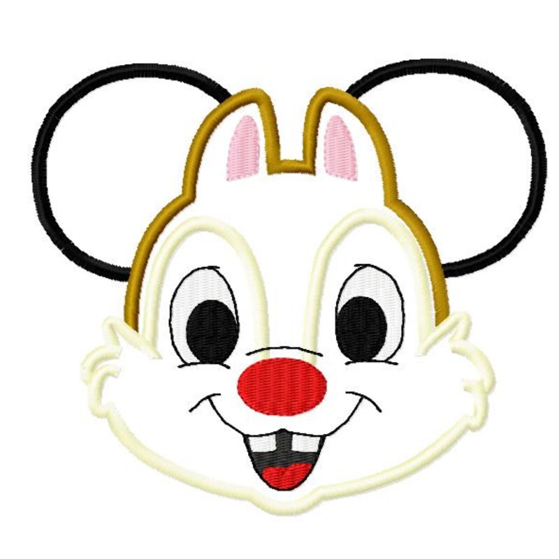 Chipmunk Applique - Etsy