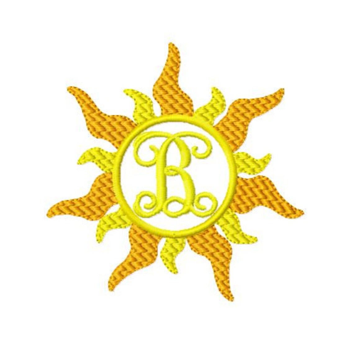 Character Inspired Princess Rapunzel Long Hair Monogram Sun - Etsy