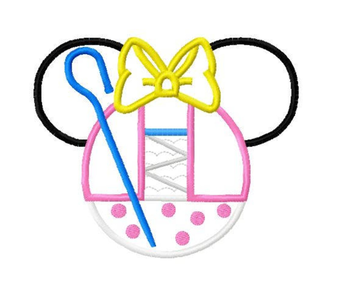 Character Inspired Miss Mouse Toy Book Sheep Bo Girl With Bow ...
