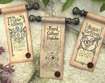Dnd Scrolls - Etsy