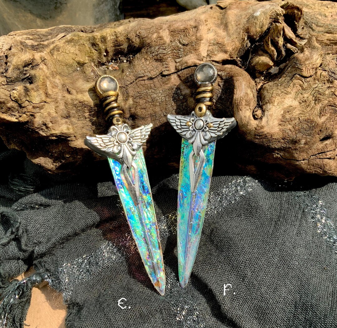 Winged Sword - Magical Fairy Craft - Miniature Handmade Fantasy Prop - Etsy