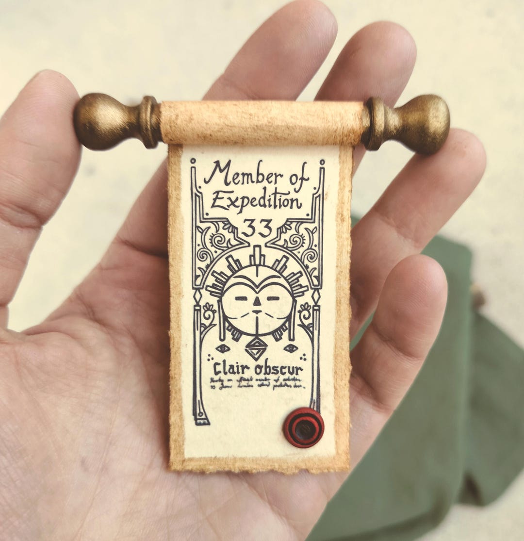 Clair Obscur: Expedition 33. Player Mini Diploma. Scrolls Miniature ...