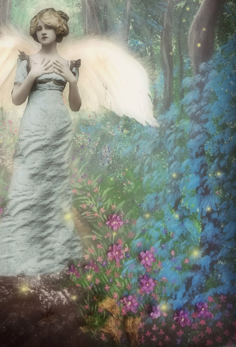 Blue Angel Fine Art Print by Tori Jane Featuring Beautiful 1920's ...