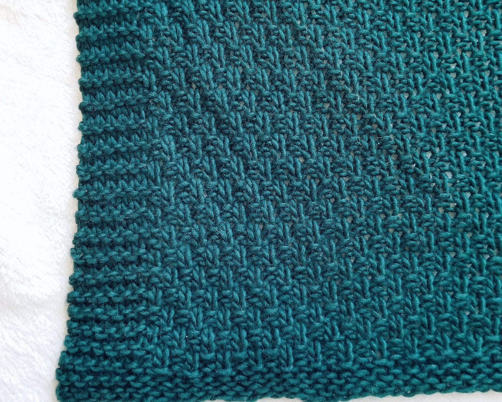 Knit Baby Blanket Knitting Pattern Woodland Nursery Knitting | Etsy