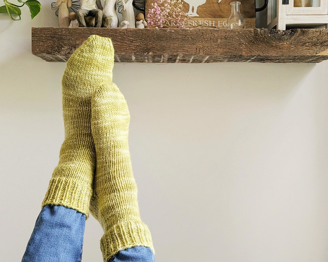 KNITTING PATTERN: Birch Hollow Dk Sock Knitting Pattern, Dk Vanilla ...