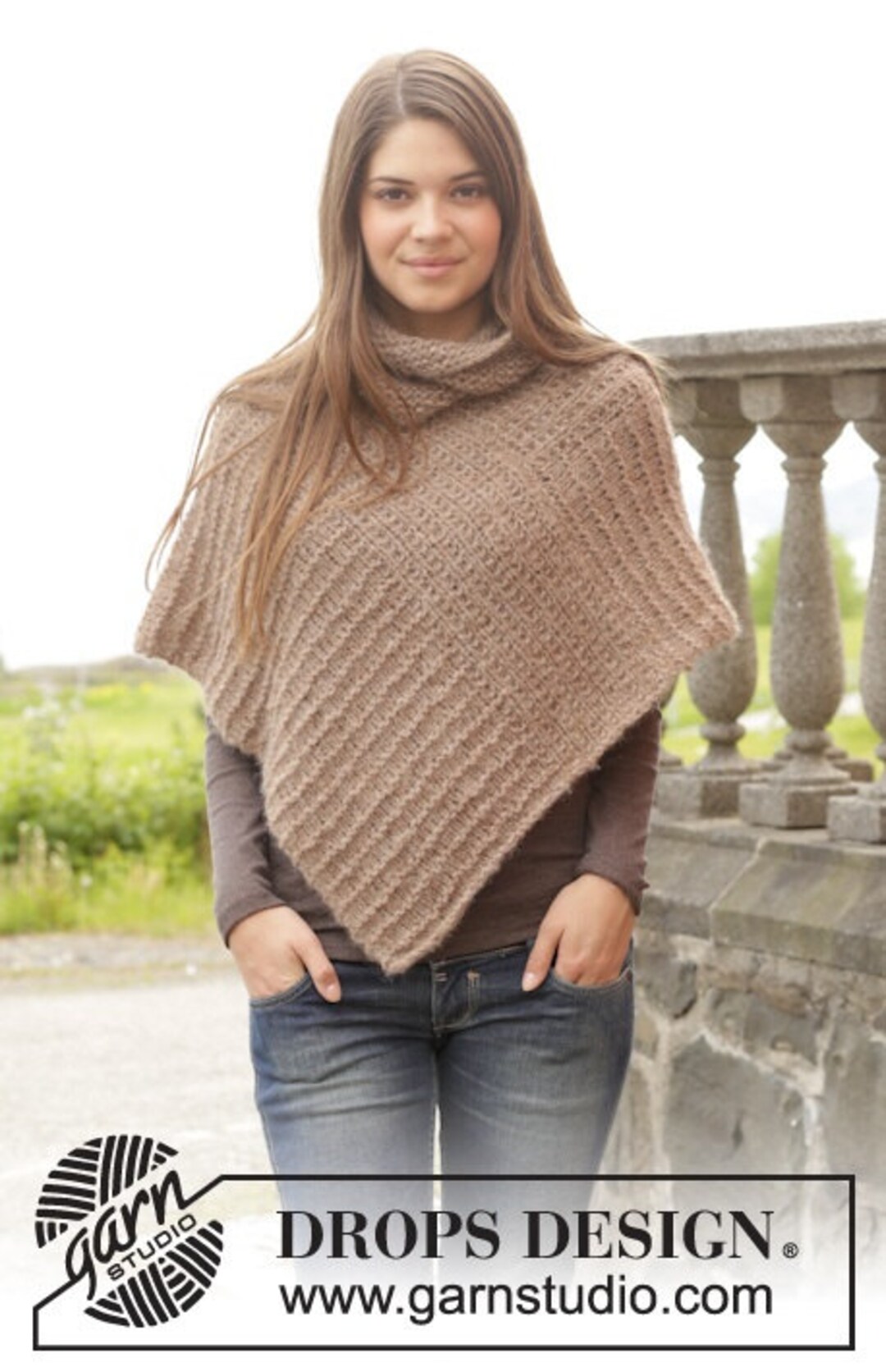 Women Handmade Hand Knit Poncho / Cape / Wrap / Shoulder Warmer in ...