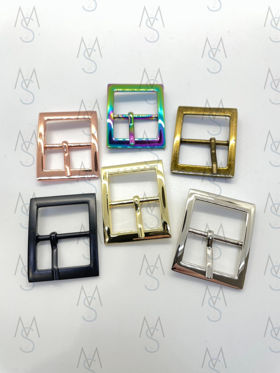 Pin Buckles Double Ended - 1-inch Wide - Belt Buckle - Strap Buckle ...