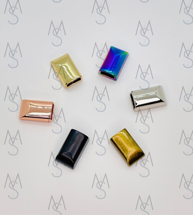 Zipper End Caps - Metal Zipper End Caps - End Tabs - Strap End Caps ...