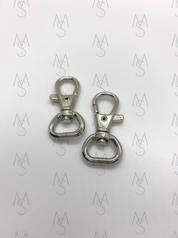10 Small Swivel Clips 1/2 Inch Swivel Clips Bag Making | Etsy