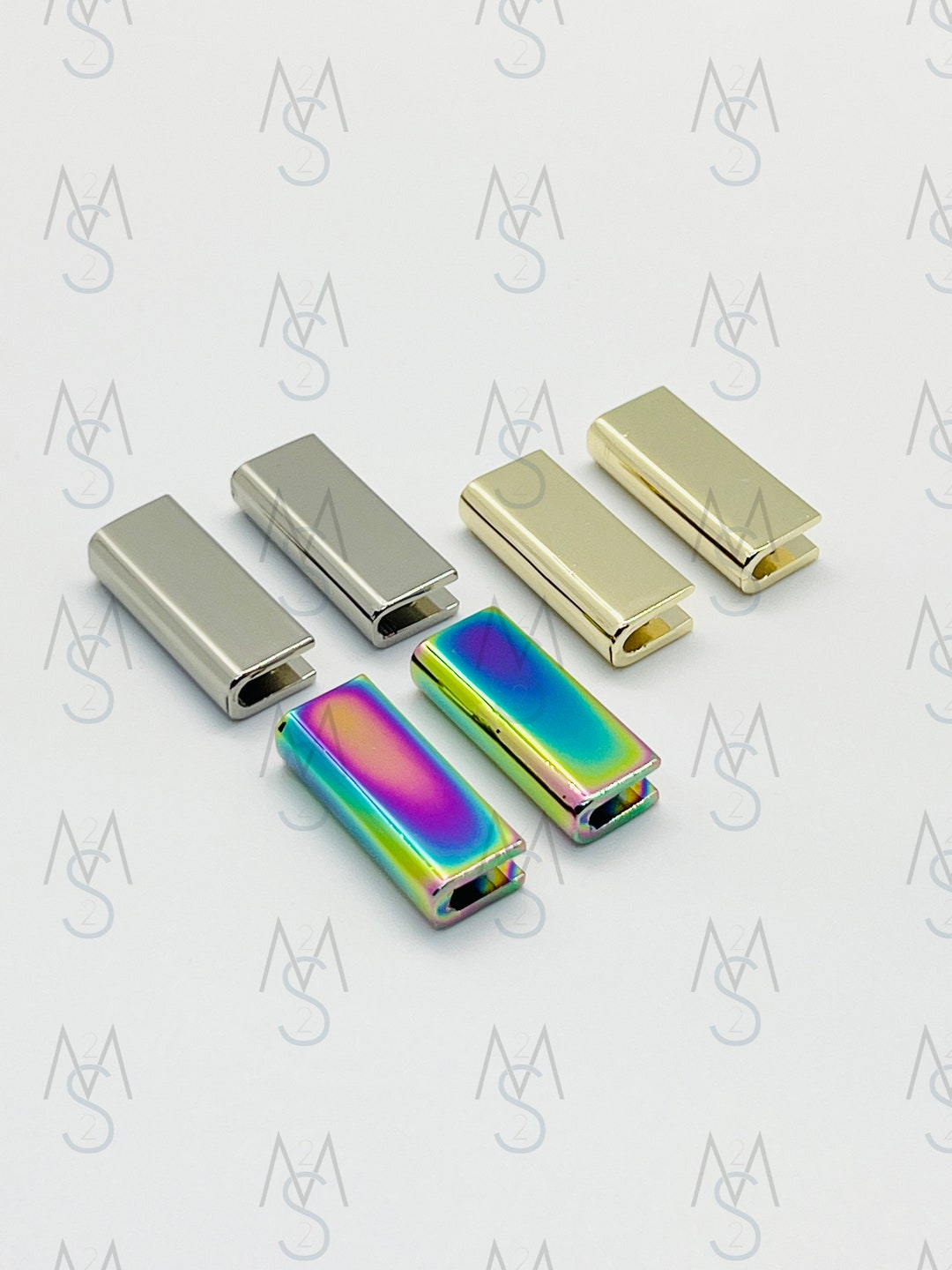 Metal Strap Ends - 1-inch - Strap End Caps - Bag Hardware - 2 Minutes 2 ...