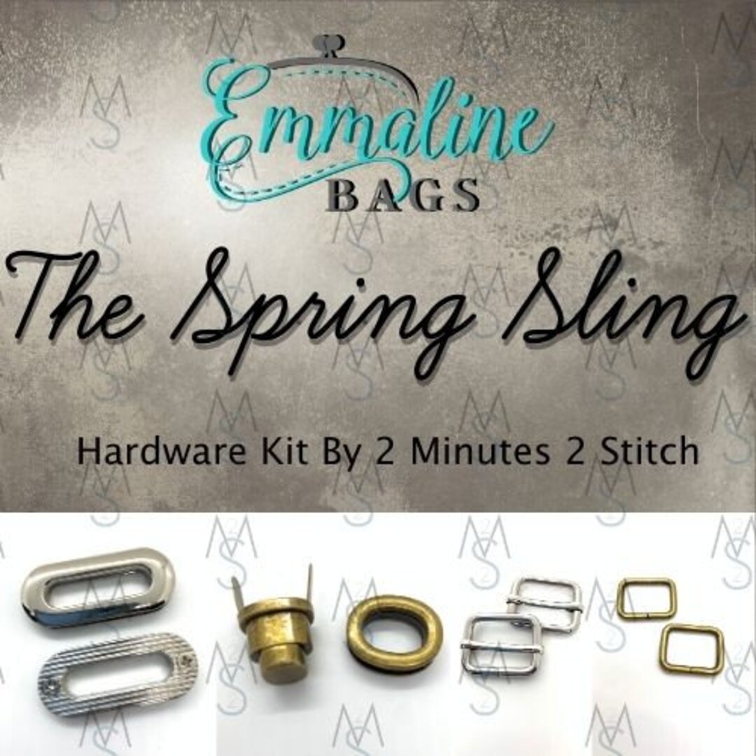 The Spring Sling Emmaline Bags Hardware Kit by 2 Minutes 2 Stitch - Etsy
