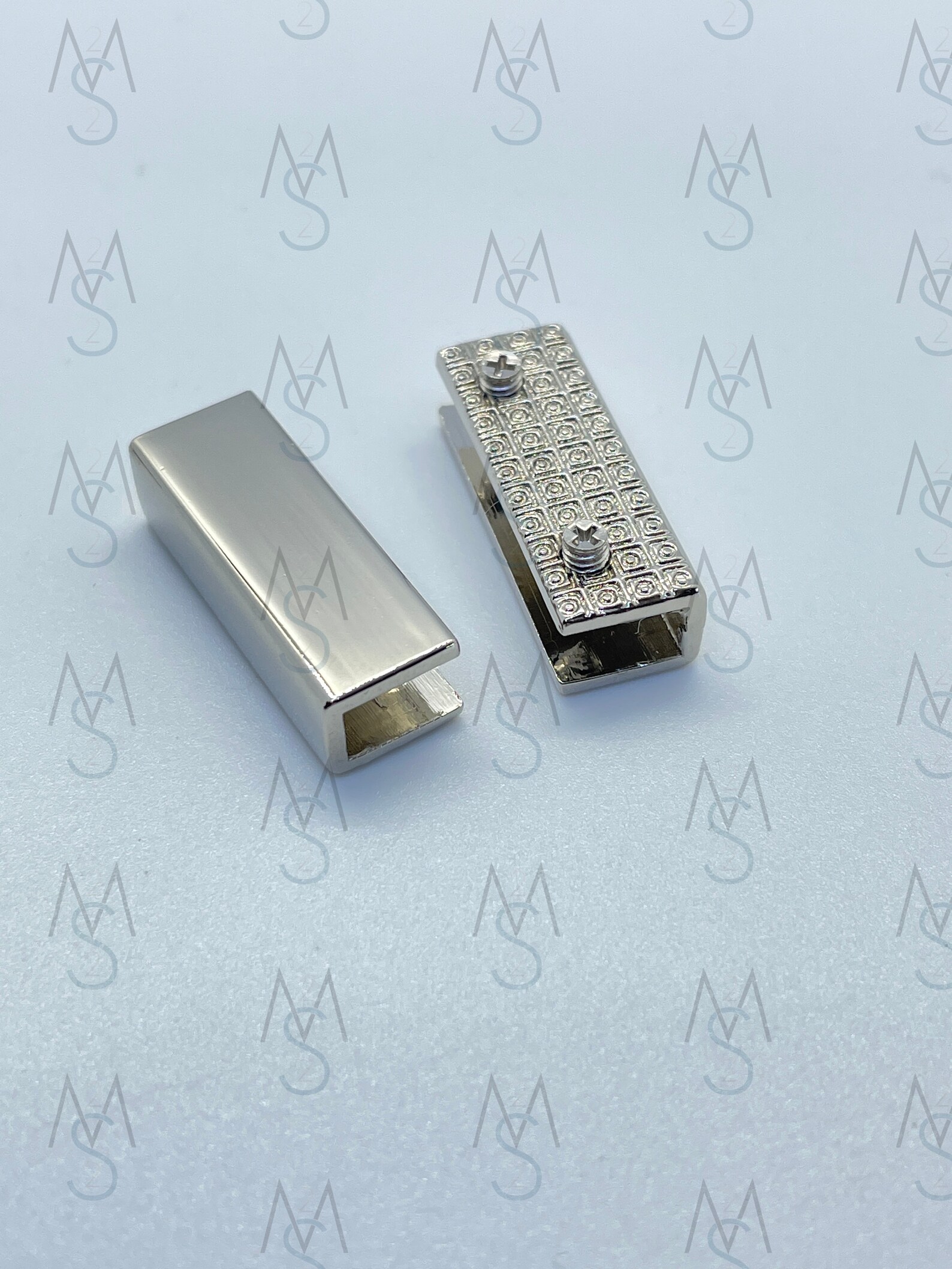 Metal Strap Ends - 1-inch - Strap End Caps - Bag Hardware - 2 Minutes 2 ...