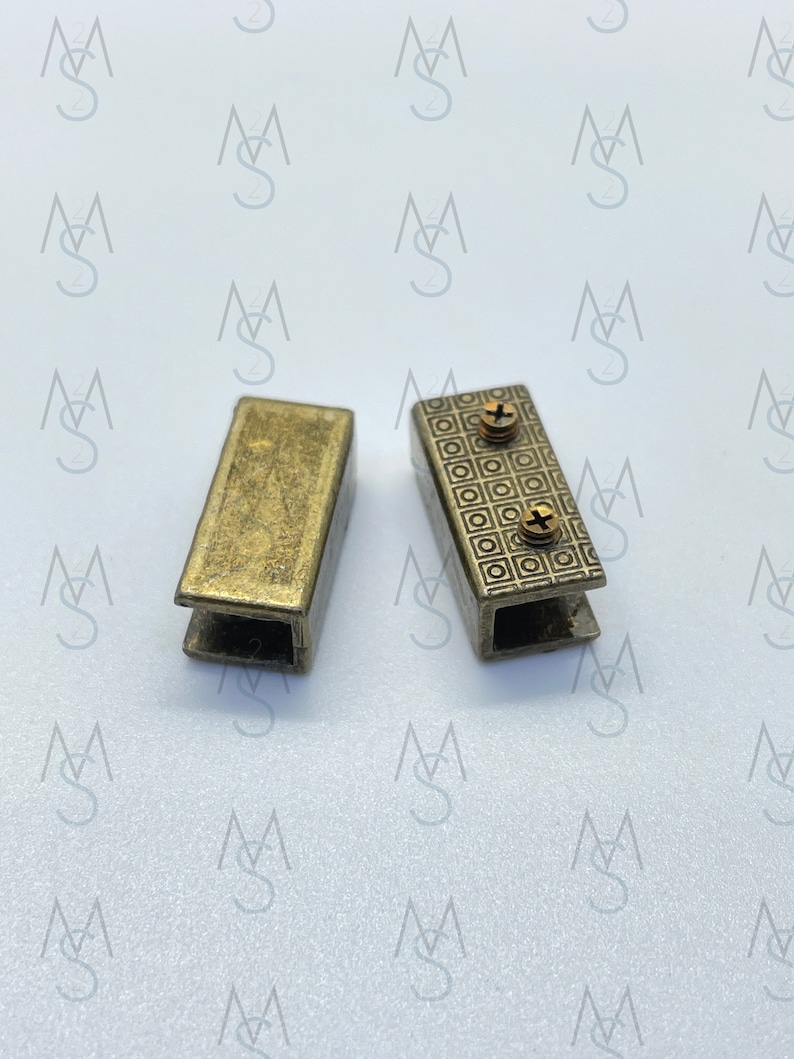 Metal Strap Ends - 3/4-inch - Strap End Caps - Bag Hardware - 2 Minutes ...