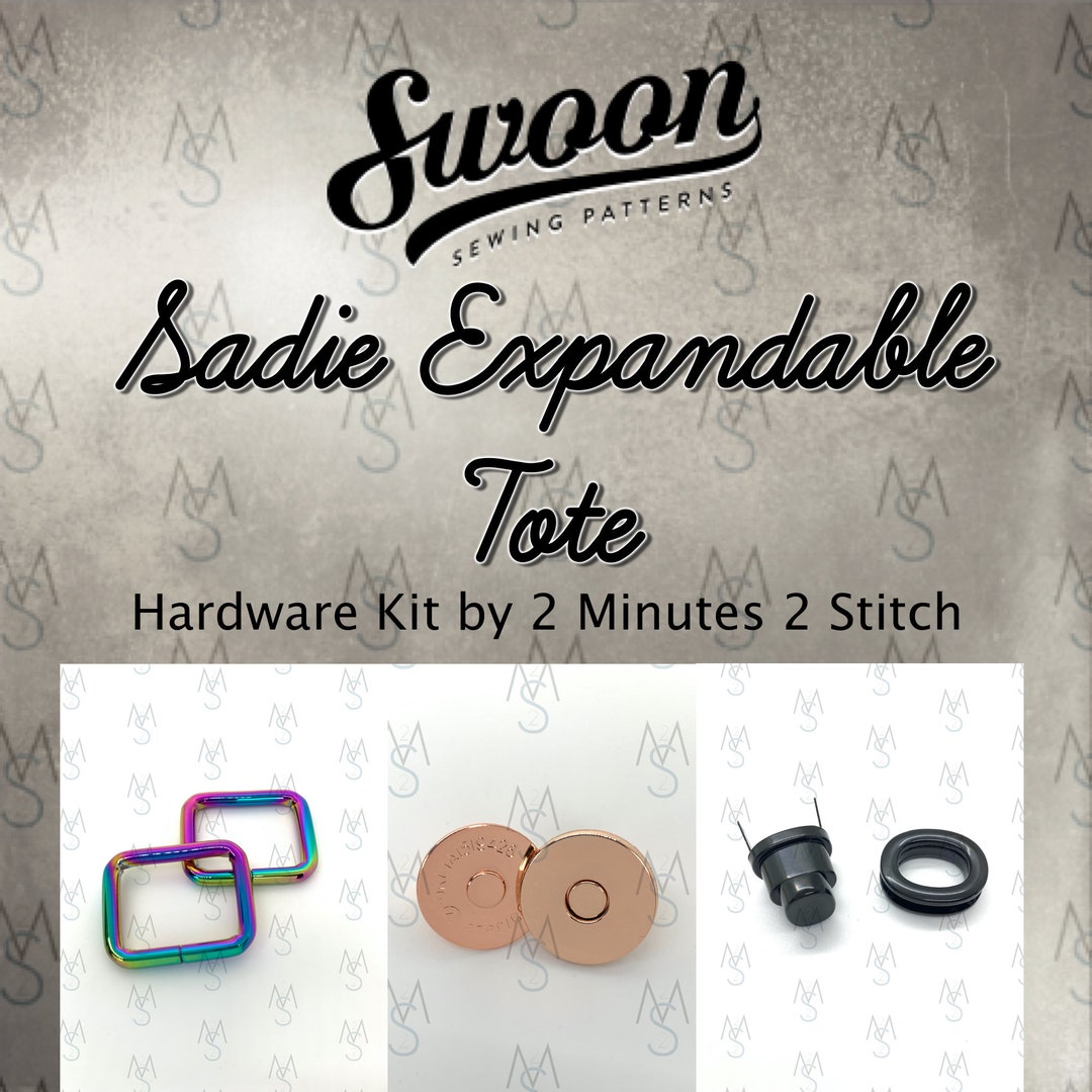 Sadie Expandable Bag Swoon Patterns Swoon Hardware Kit - Etsy