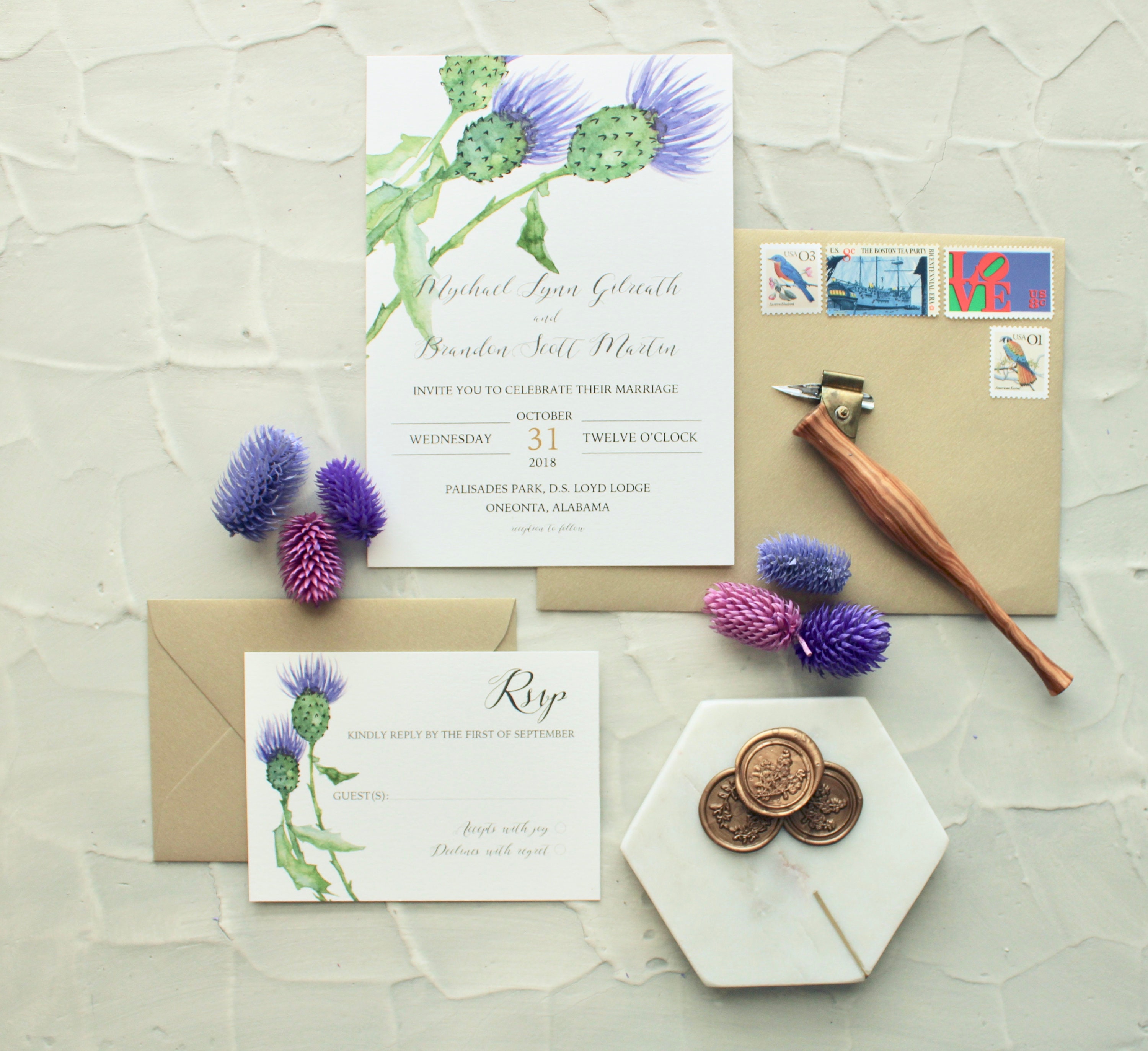 Fully Custom Wedding Invitations Design - Etsy