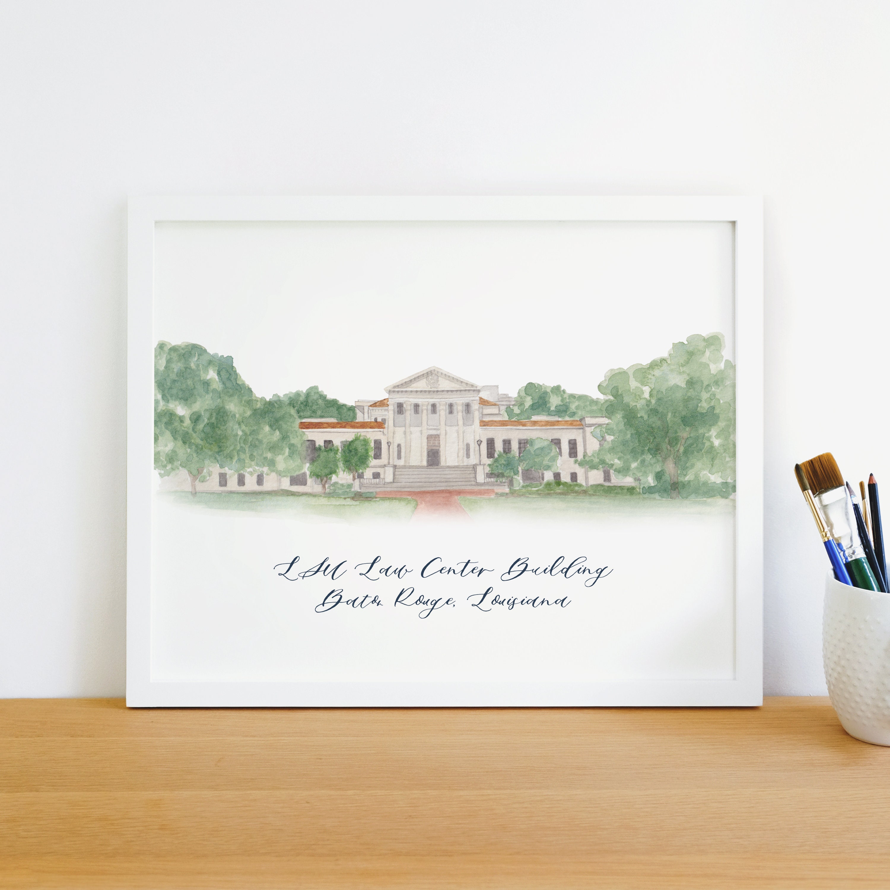 LSU Law Center Building Fine Art Print 8x10 Grad Gift - Etsy