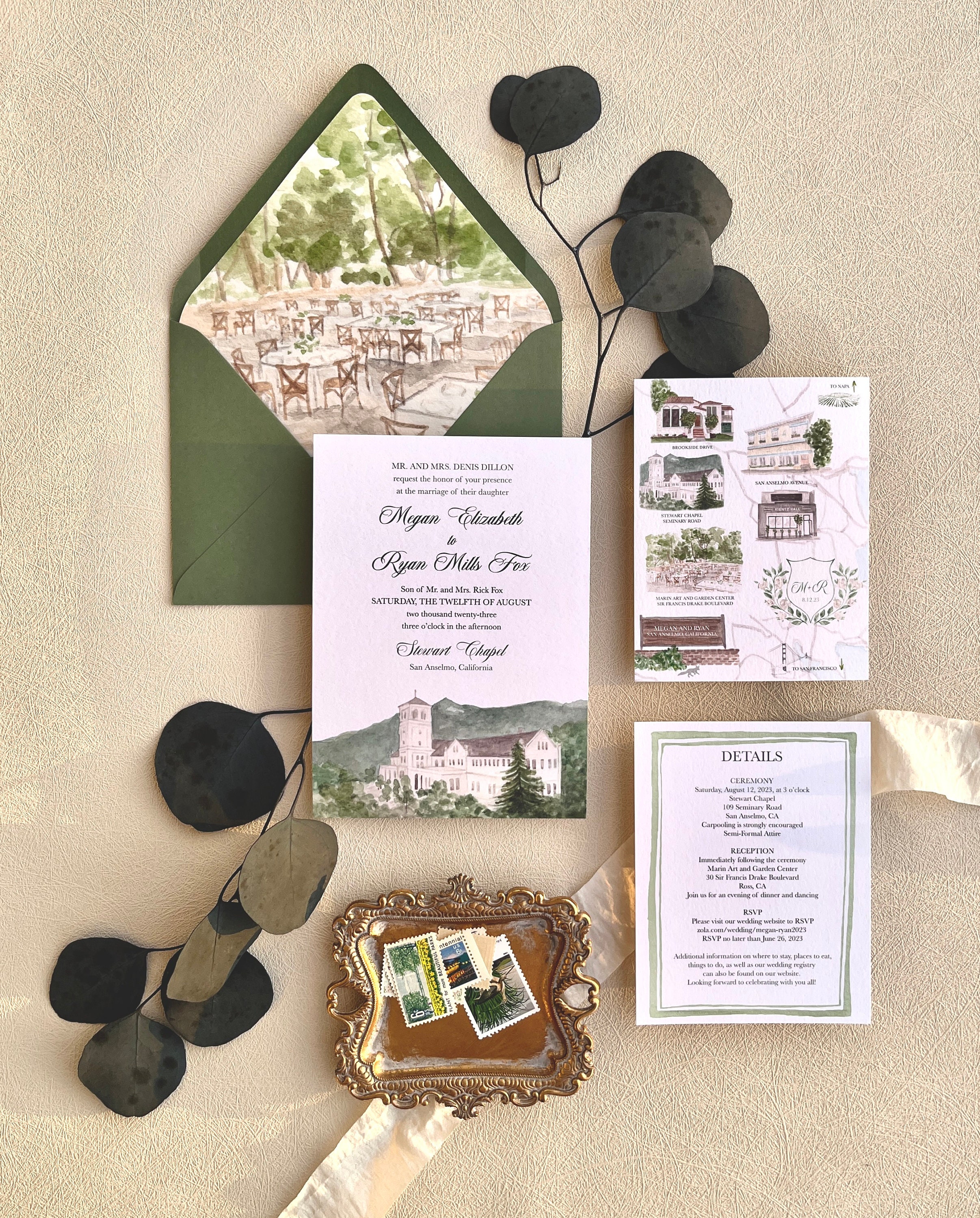 Fully Custom Wedding Invitations Design - Etsy