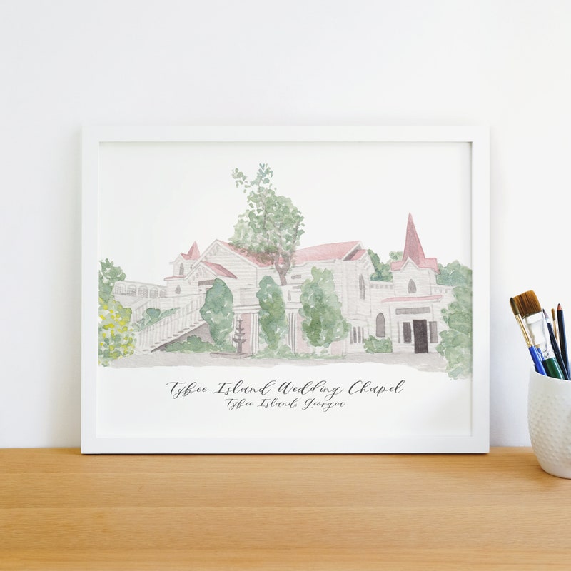 Tybee Beach Painting - Etsy