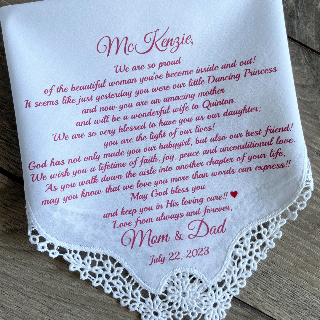Gift to Bride From Parents - Etsy