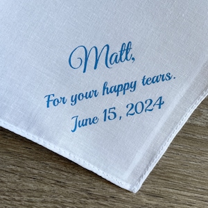 Groom Handkerchief From Bride - Etsy
