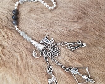Skadi Norse Goddess of the Winter Wolves Pagan Prayer Beads - Etsy