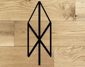 Odin Bind Rune Decal - Etsy