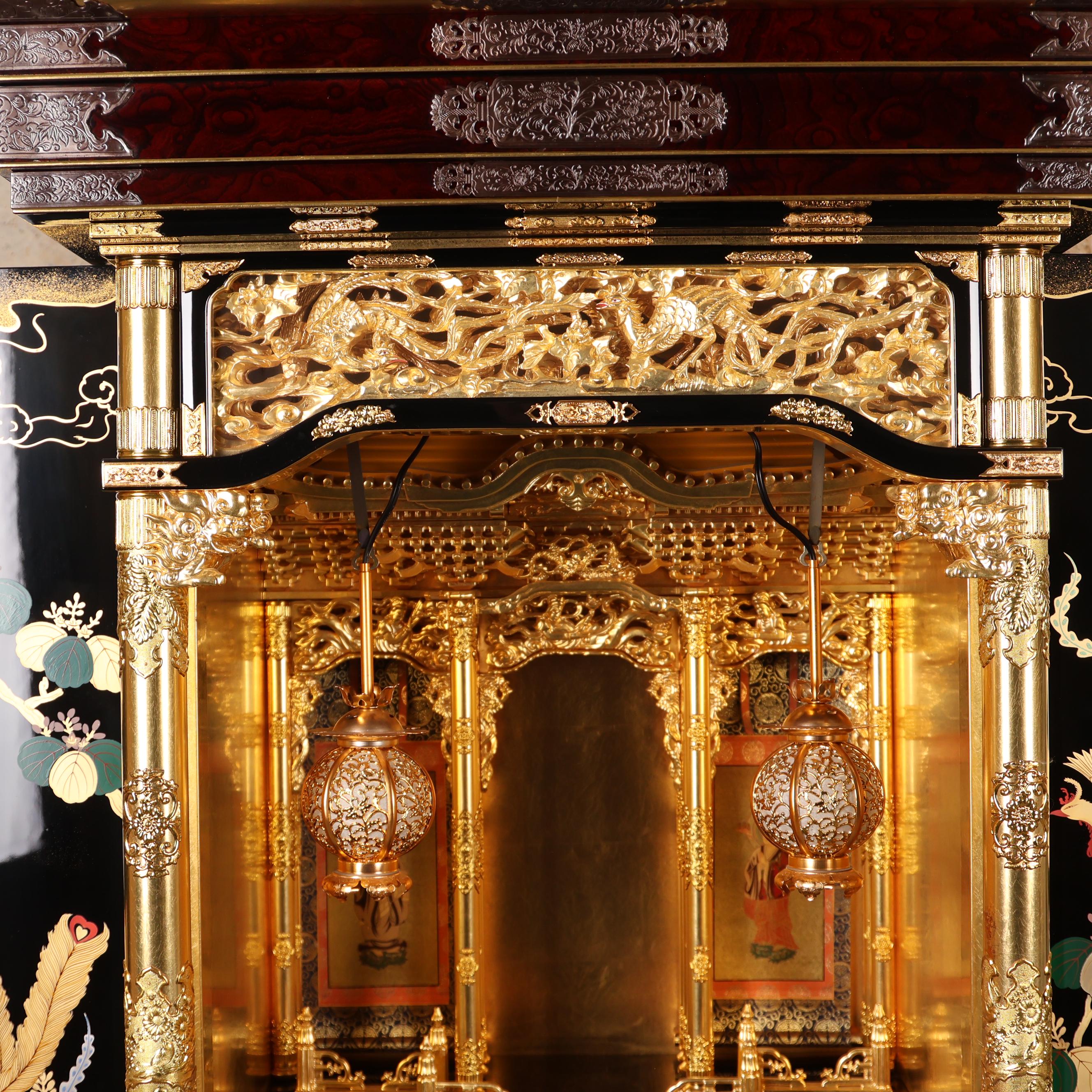 Vintage Japanese Buddhist Altar Butsudan — Wood, 1950, Showa Era (SKU ...