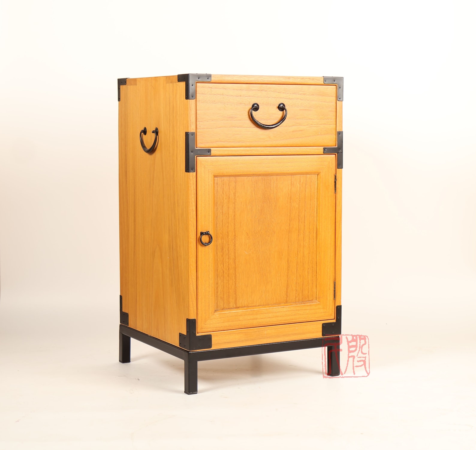 Japanese Style Night Stand, Hand Made With Solid Kiri Wood. KB31 - Etsy