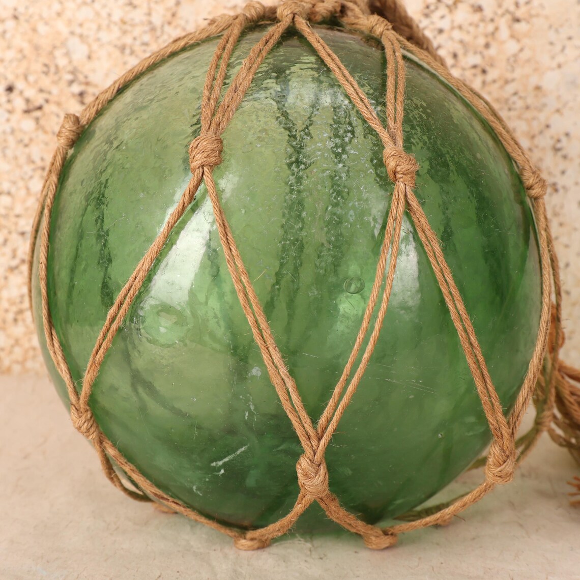 Antique Japanese Glass Float— Glass, 1950, Showa Era (SKU: 25D-322) - Etsy