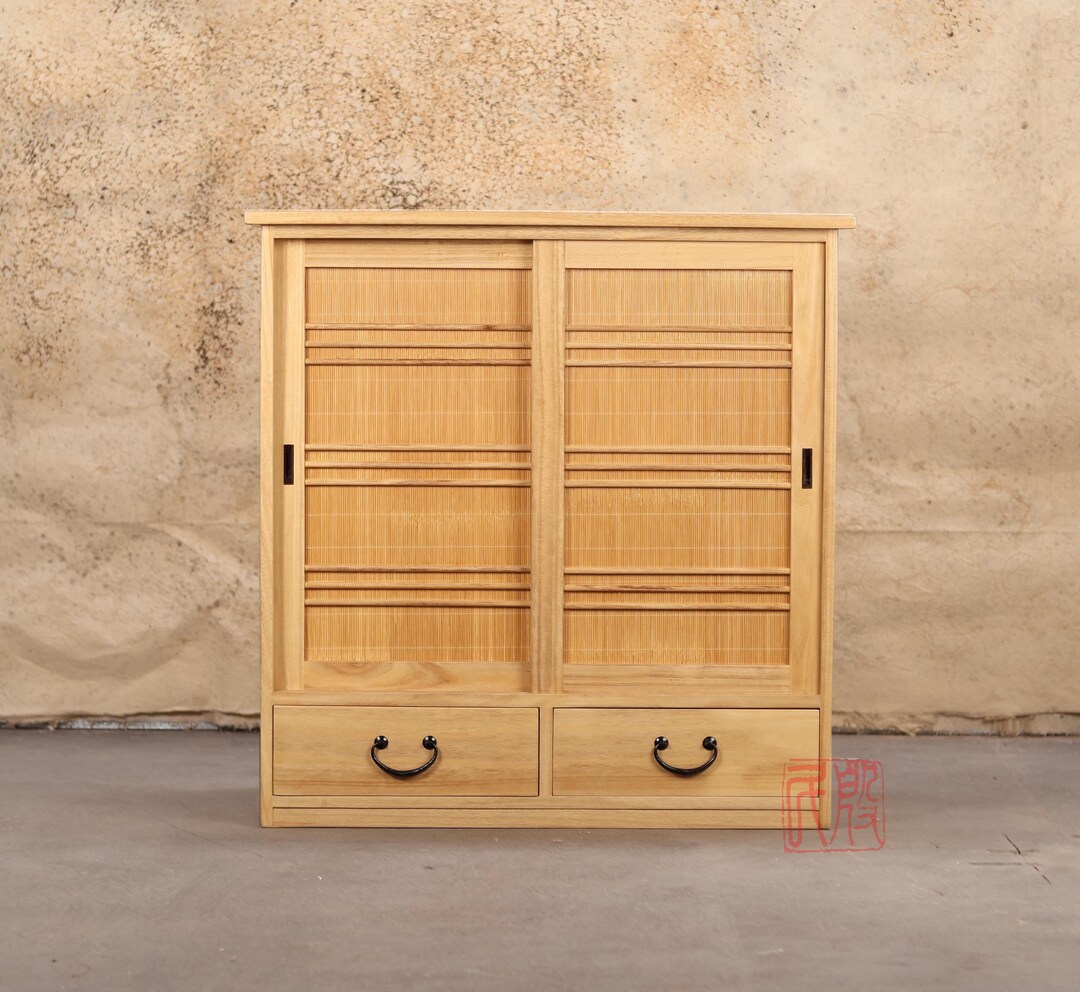 Japanese Style Kiri Wood Shoe Chest, Getta Bako. (KB29) - Etsy