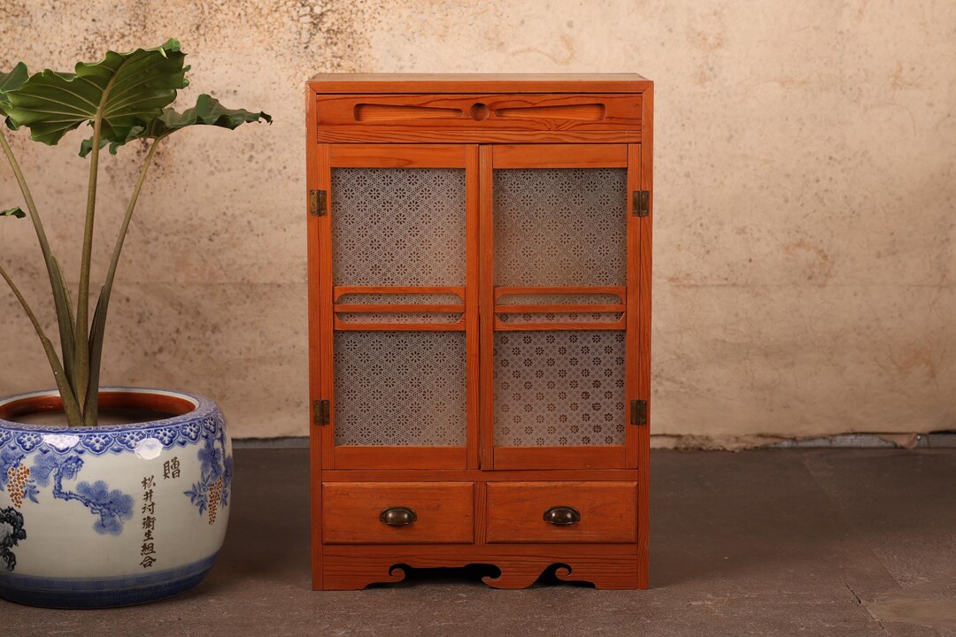 Vintage Japanese Hon Bako Book Chest 24J-C305 - Etsy