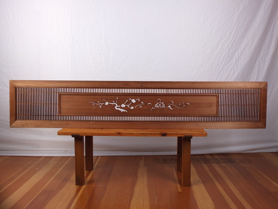 Vintage Japanese Ranma Transom Flower 23O-361-1 - Etsy