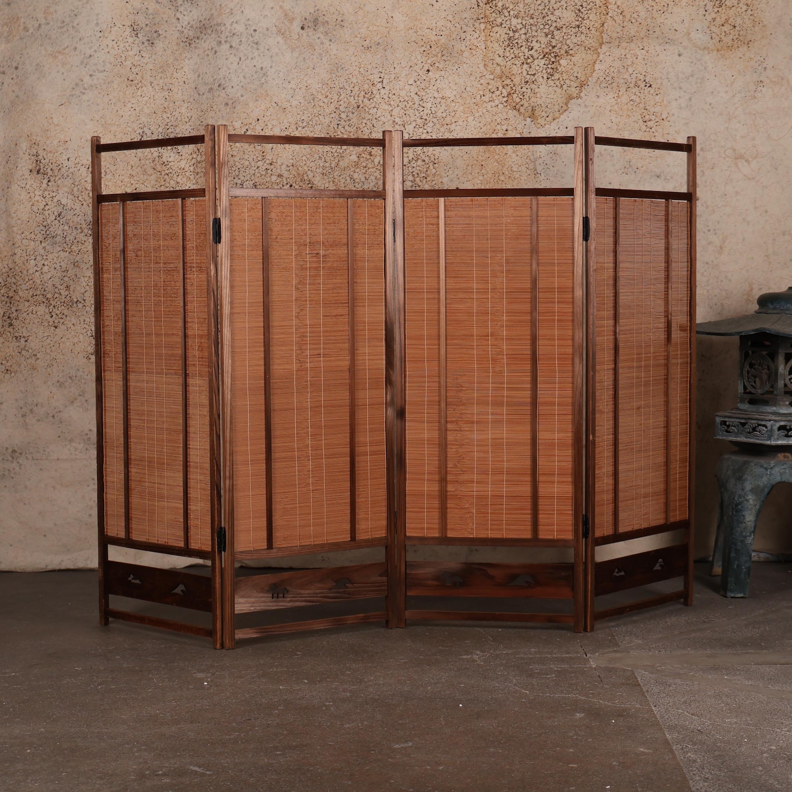 Japanese Tsuitate Divider 4 Panel Screen (25D-459) - Etsy