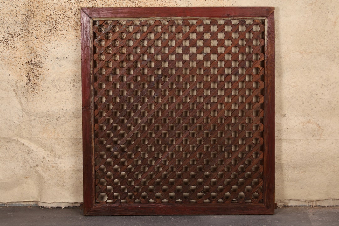 Vintage Chinese Window Panel WP04 - Etsy