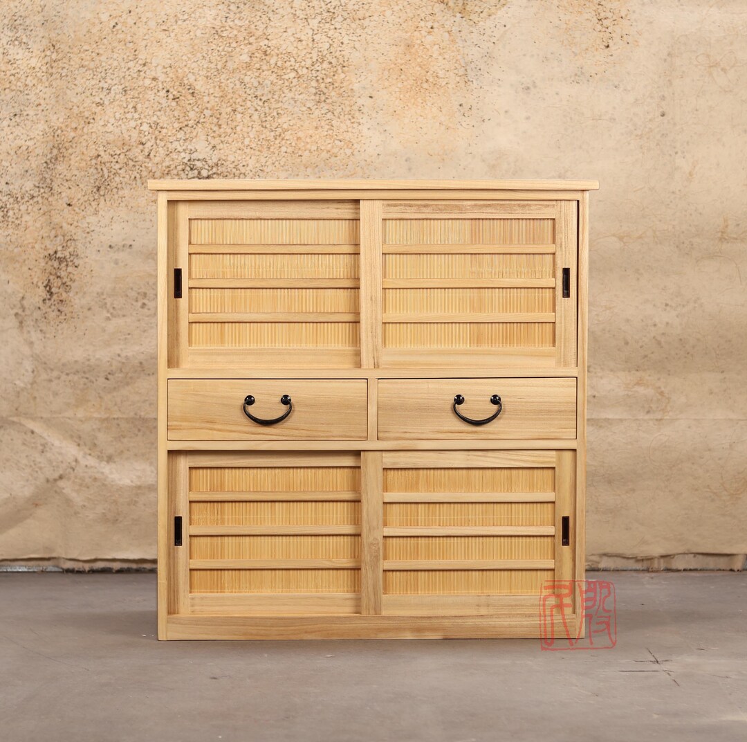 Japanese Style Kiri Wood Shoe Chest, Getta Bako. KB50 - Etsy