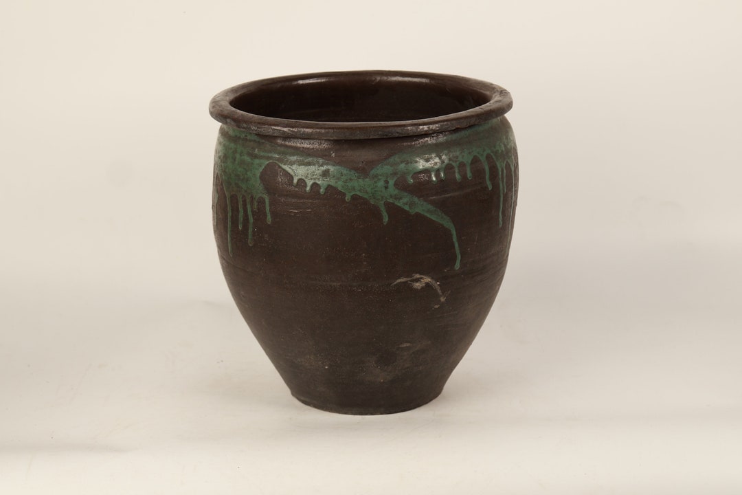 Antique Japanese Ceramic Pot Jar 23O-387-1 - Etsy