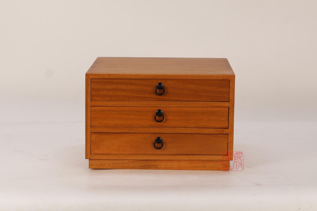 Japanese Style Jewelry Box, Hand Made With Solid Kiri Wood. (KB11) - Etsy