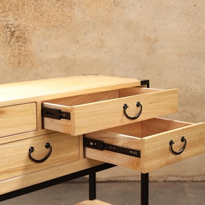 Japanese Style Kiri Wood Console Chest, (KB39) - Etsy