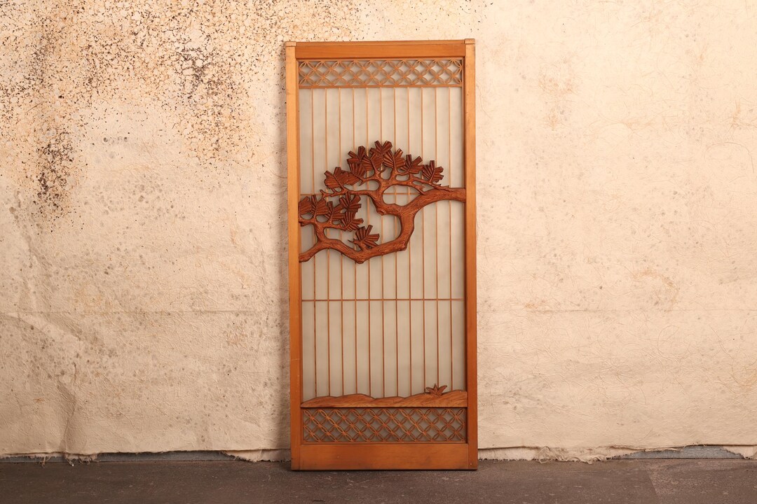 Vintage Japanese Shoin Panel 24J-459-2 - Etsy
