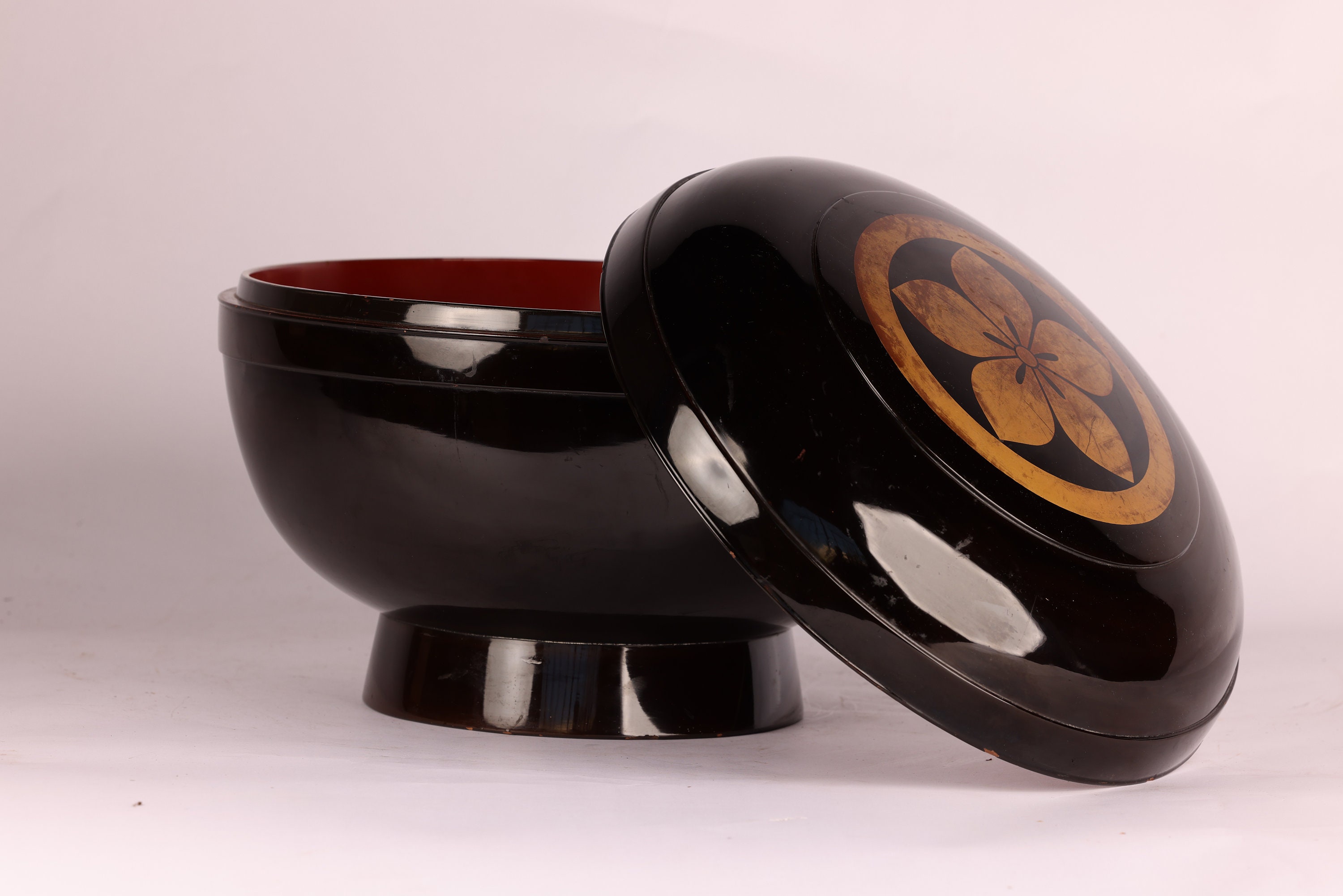 Antique Japanese Wooden Lacquered Food Container 21N-53 - Etsy