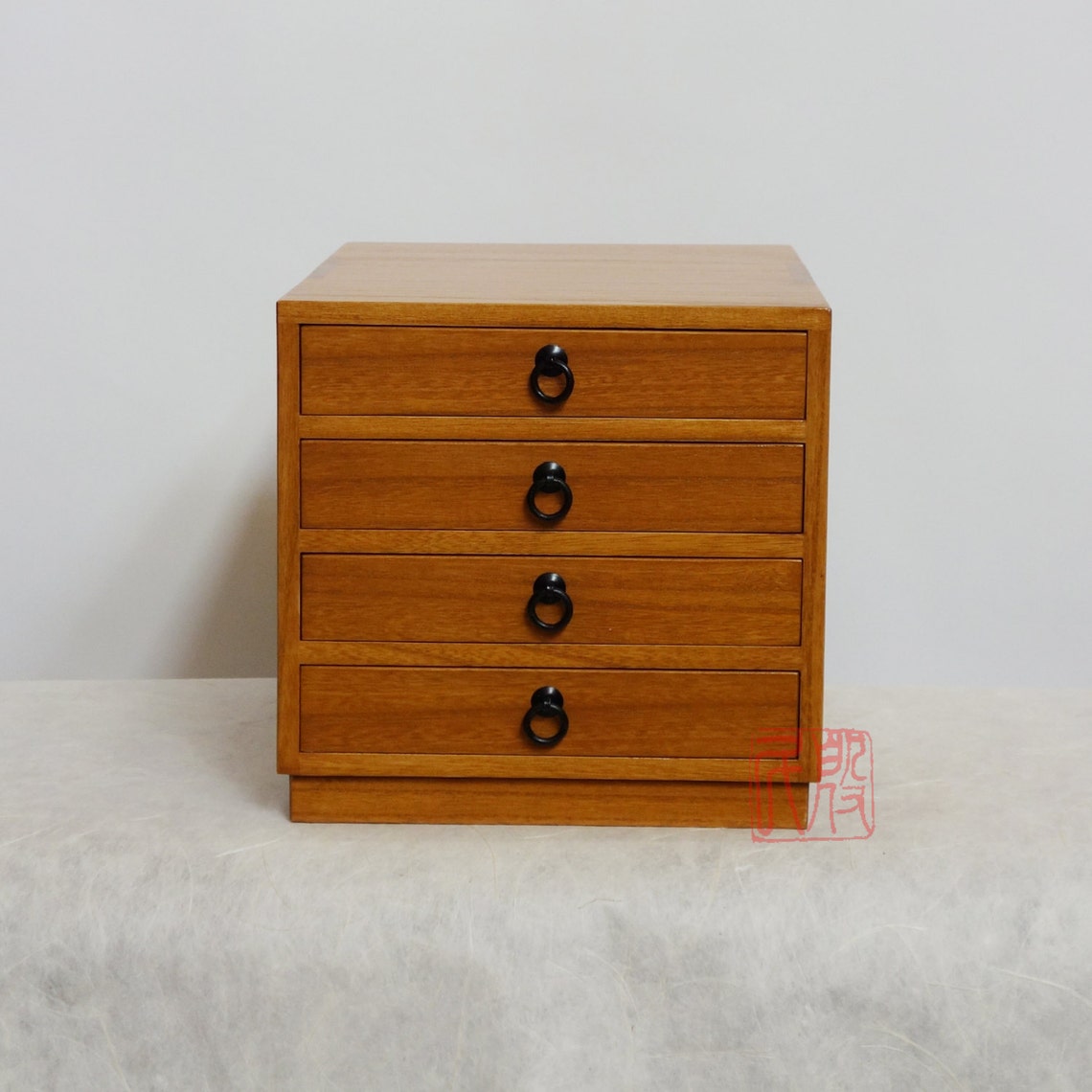 Japanese Style Jewelry Box Hand Made With Solid Kiri Wood. | Etsy