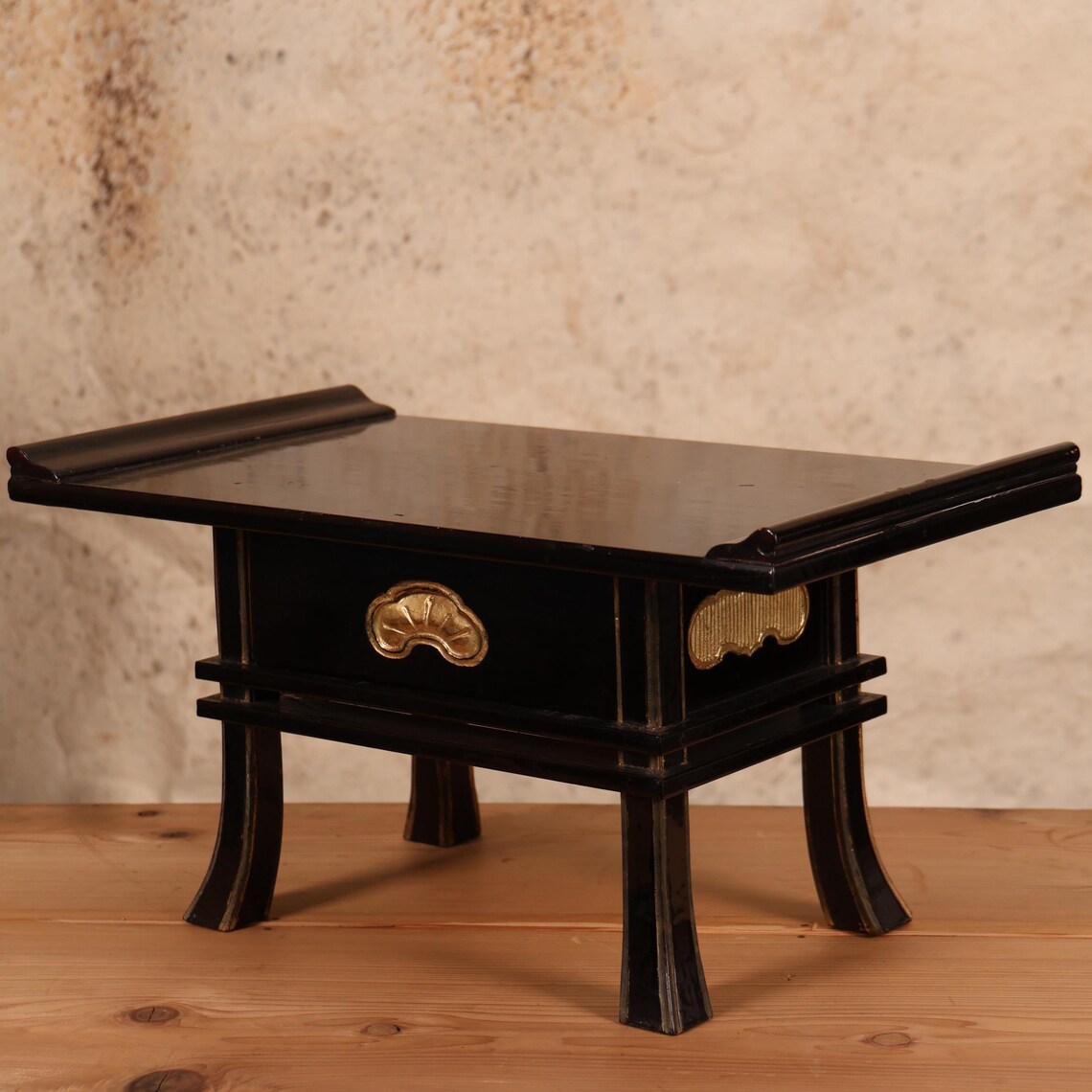 Antique Japanese Altar Desk — Wood, 1910, Meiji Era (SKU: 25S-467-2) - Etsy