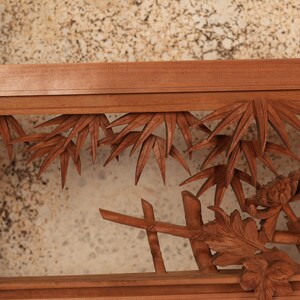 Vintage Japanese Ranma Transom Natural Wood (24A-18-4) - Etsy