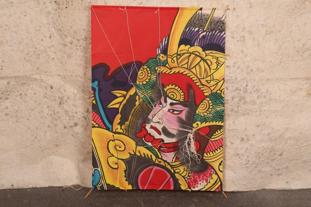 Japanese Tako Kite, Samurai (25M-395-4) - Etsy