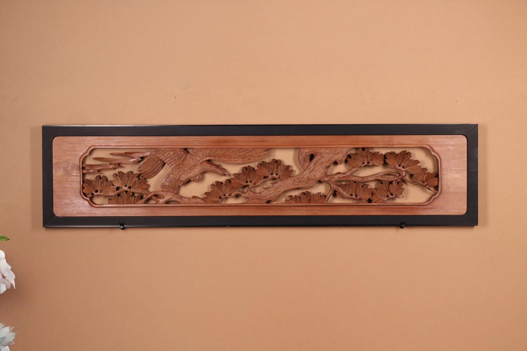 Vintage Japanese Ranma Transom Natural Wood (24N-17-2) - Etsy