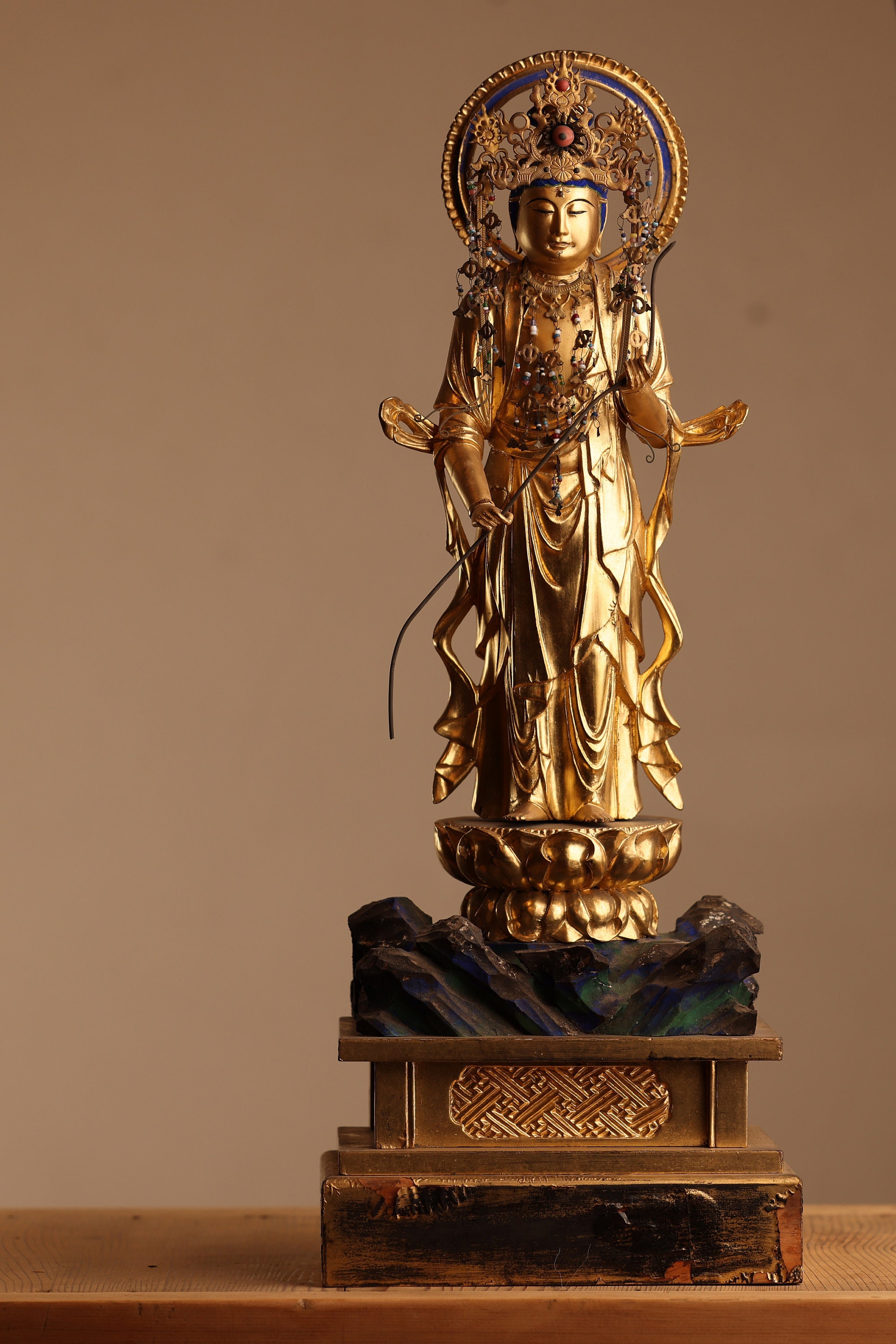 Japanese Wooden Nikko Bosatsu, Buddha Statue (22M825) - Etsy