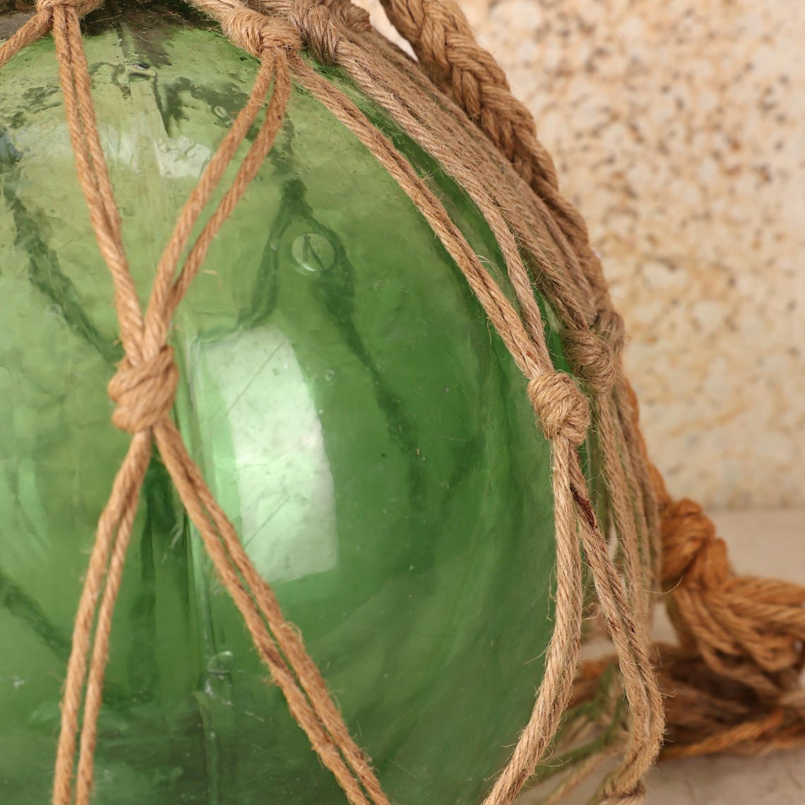 Antique Japanese Glass Float— Glass, 1950, Showa Era (SKU: 25D-322) - Etsy