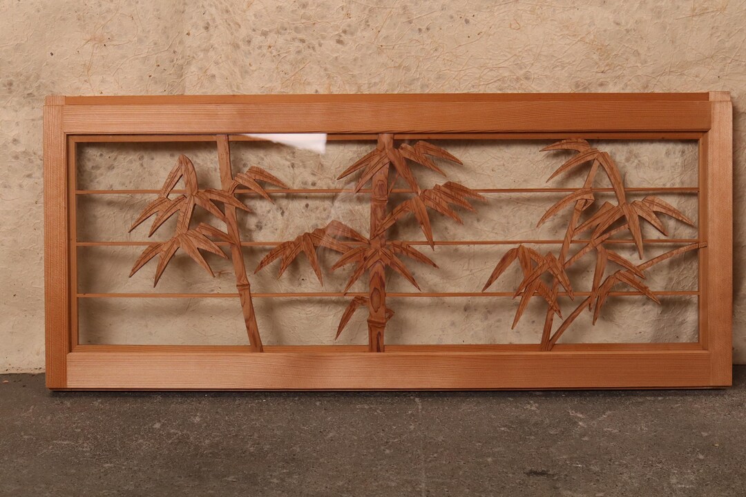 Vintage Japanese Shoin Panels, Bamboo (24N-11-6) - Etsy
